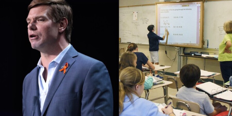 Eric Swalwell Says Supporting Parental Rights in Education Is as ...