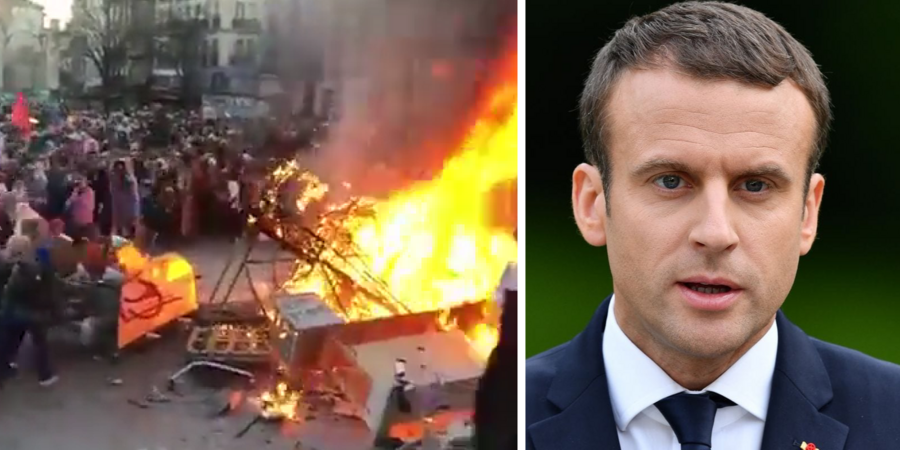 Police fire 4,000 non-lethal grenades to disperse French pension riots ...