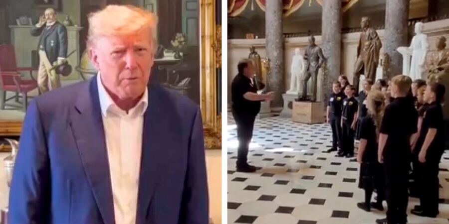 BREAKING: Trump invites children’s choir stopped from singing national ...