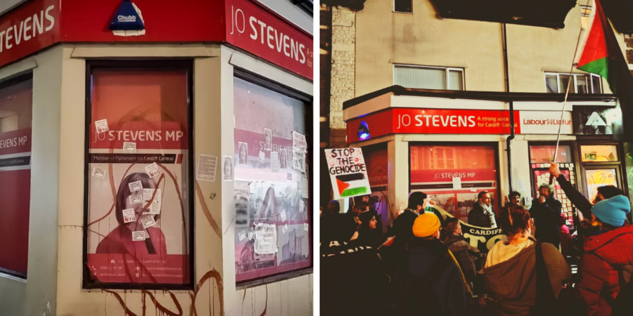 Labour MP’s Cardiff office vandalized after she abstained from vote on ...