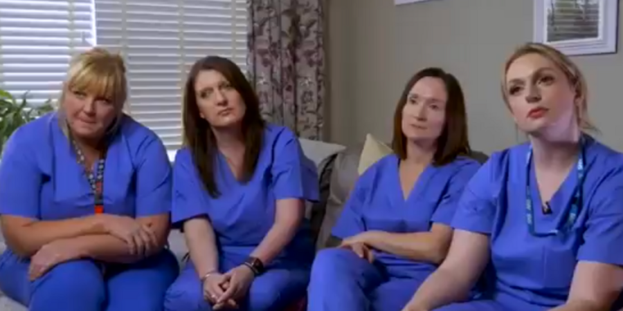 UK NHS nurses sue hospital after being forced to change scrubs in front ...