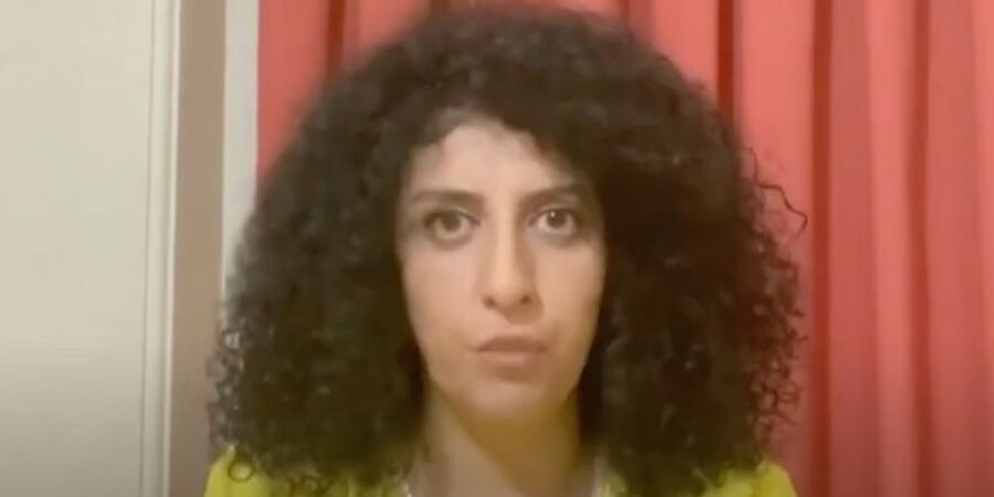 Human rights activist and Nobel laureate Narges Mohammadi chants ‘woman ...
