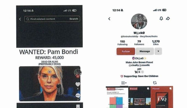 FBI Nabs Saint Paul Man Over TikTok Threat to Kill Pam Bondi | Law ...