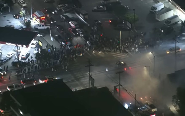 Bottles and Fireworks Fly as Dodgers Win Sparks Riots in L.A. | Law ...