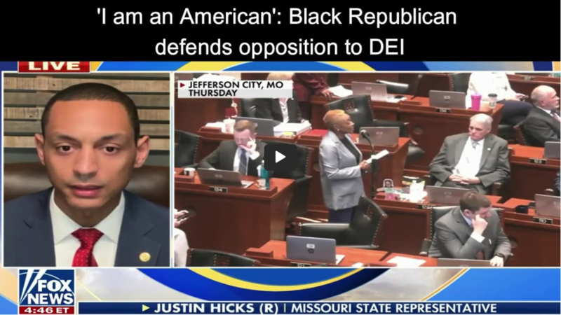 ‘I am an American’: Black Missouri Republican criticizes woke DEI ...