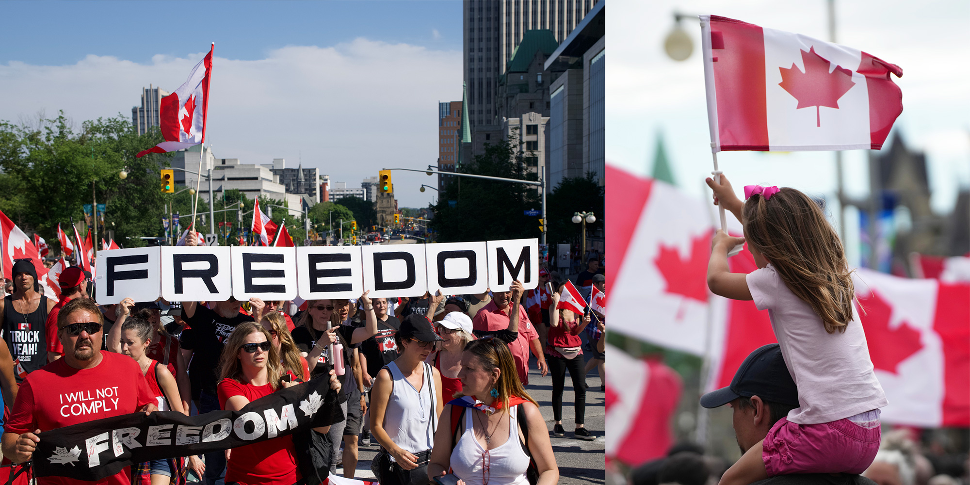 Canada Day freedom rallies continue despite police pushback | The Post ...