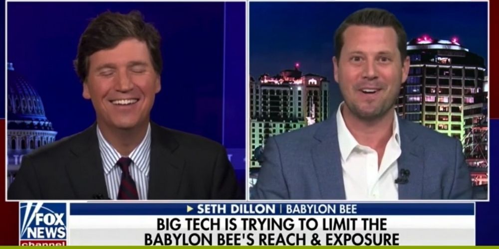 WATCH: Seth Dillon talks to Tucker Carlson about Big Tech's efforts to ...