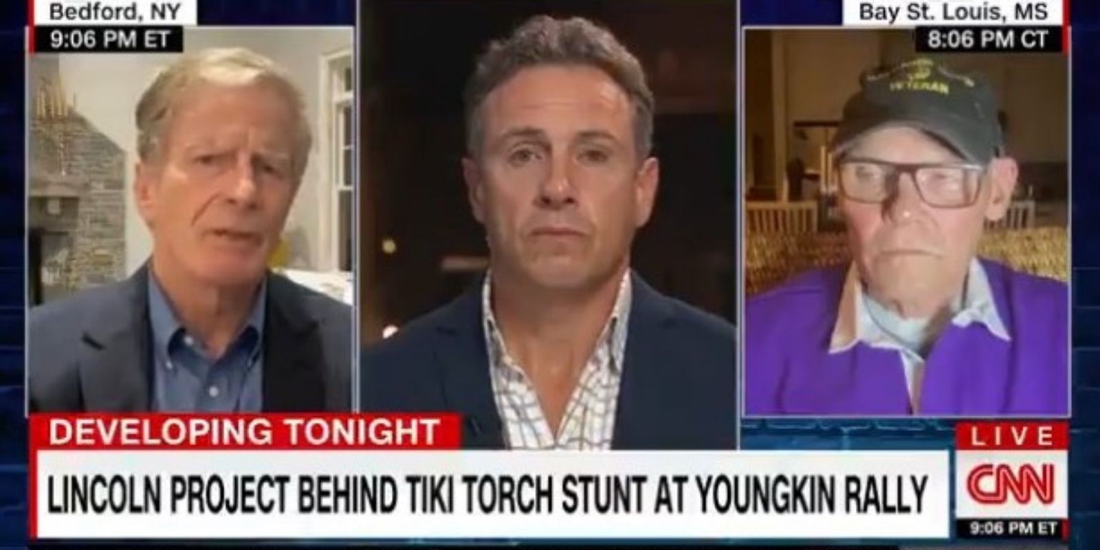 WATCH: CNN defends brutal 'tiki torch' stunt in which Democrat staffers ...