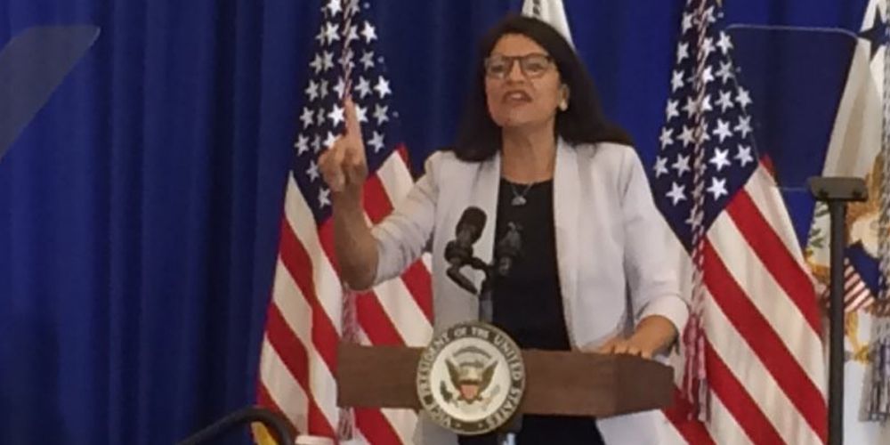 WATCH: Rashida Tlaib goes on bizarre rant about 'voting rights' at ...