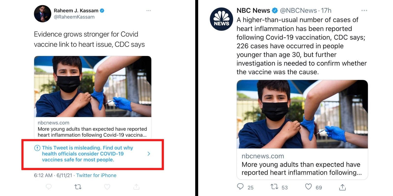Twitter flags conservative journalist's tweet of COVID-19 story as ...