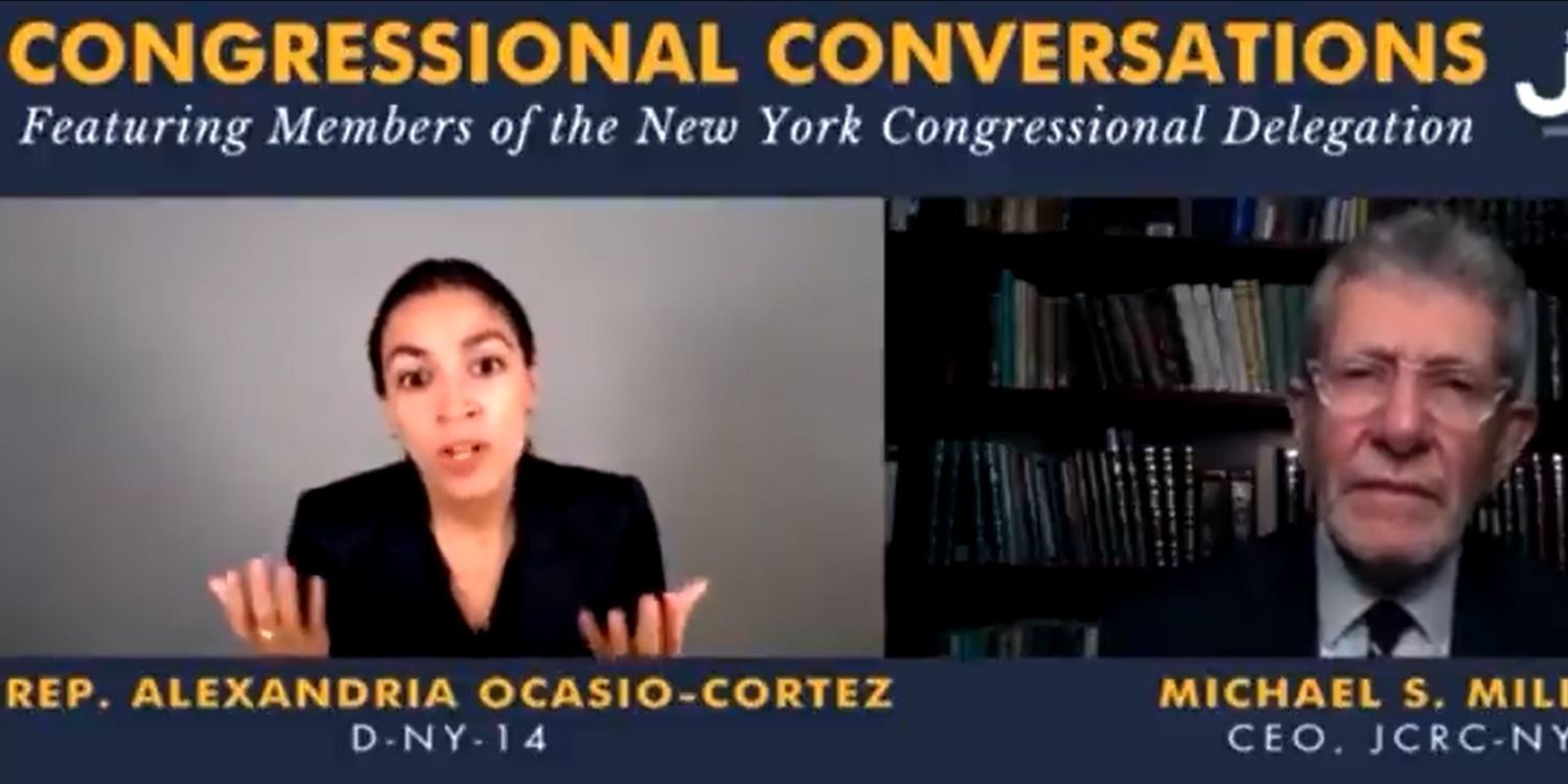 WATCH: AOC explains how to solve the Palestinian-Israeli crisis: 'It's ...