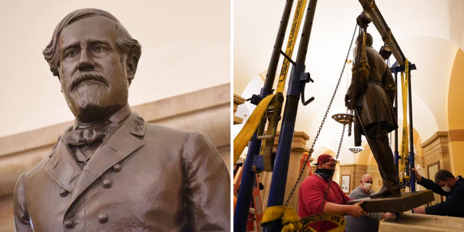Statue of General Lee removed from US Capitol | The Post Millennial ...