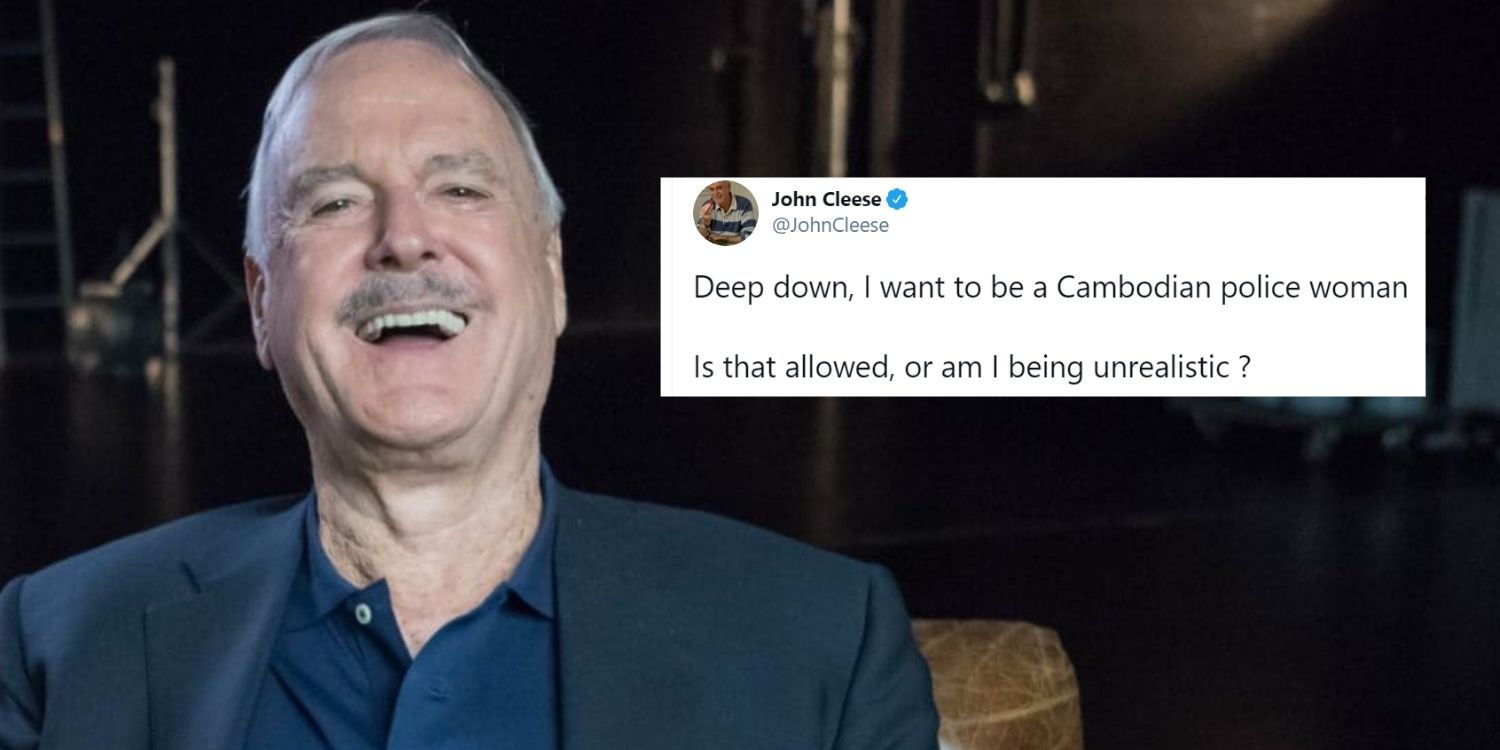 John Cleese says he identifies as 'Cambodian police woman' — calls out ...