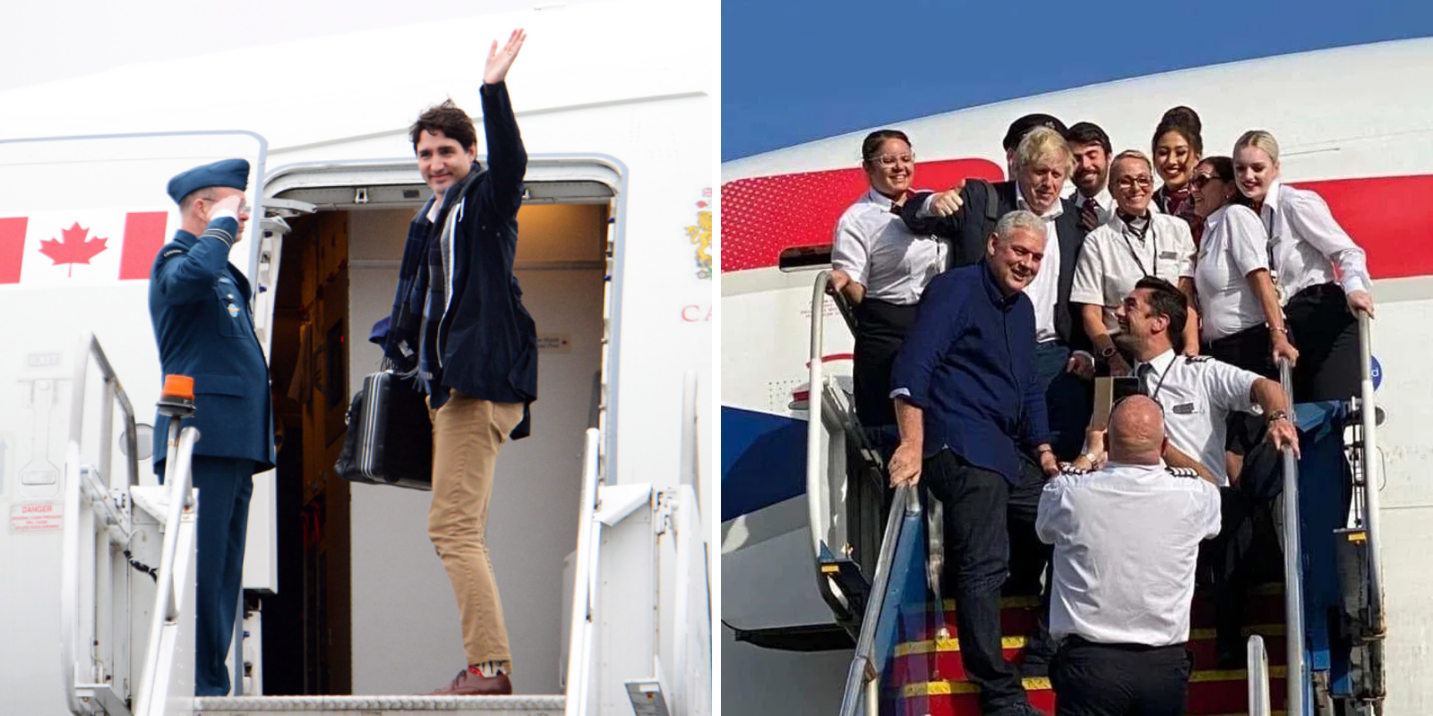 Trudeau takes private jet for vacation while Boris Johnson flies ...