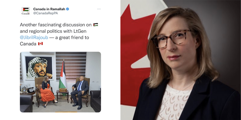 Canadian representative to Palestine refers to terrorist as 'great ...