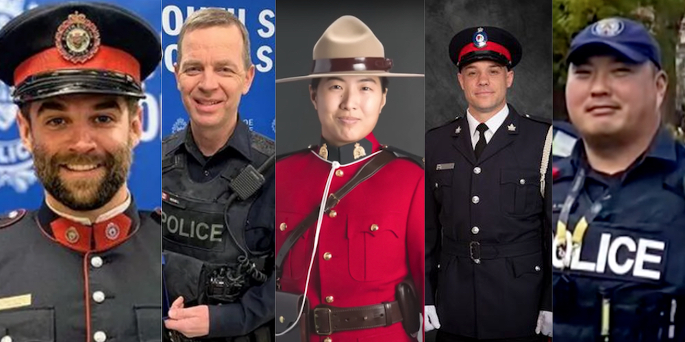 FIVE Canadian police officers killed in just over one month | The Post ...