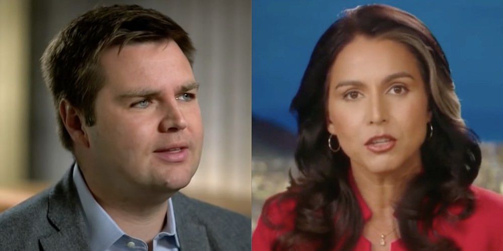 Tulsi Gabbard endorses Ohio GOP candidate JD Vance for Senate | The ... Tulsi Gabbard endorses Ohio GOP candidate JD Vance for Senate | The ...