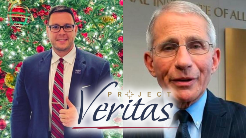 BREAKING: Project Veritas comms director who released #ExposeFauci ...