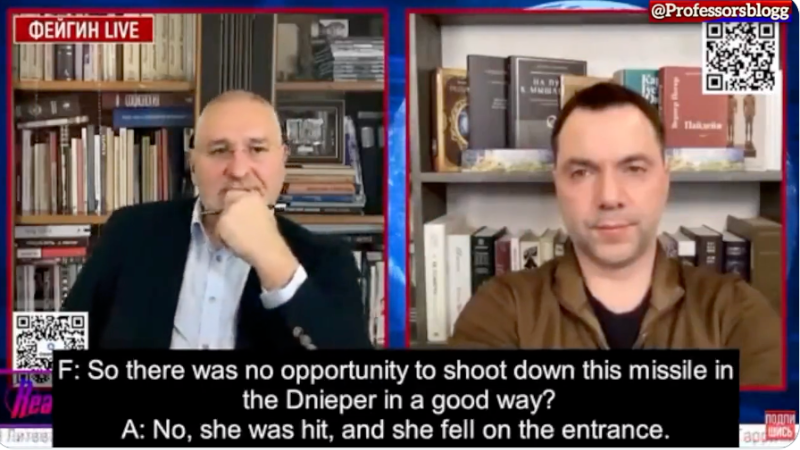 BREAKING: Zelensky's top advisor Arestovych resigns after interview ...
