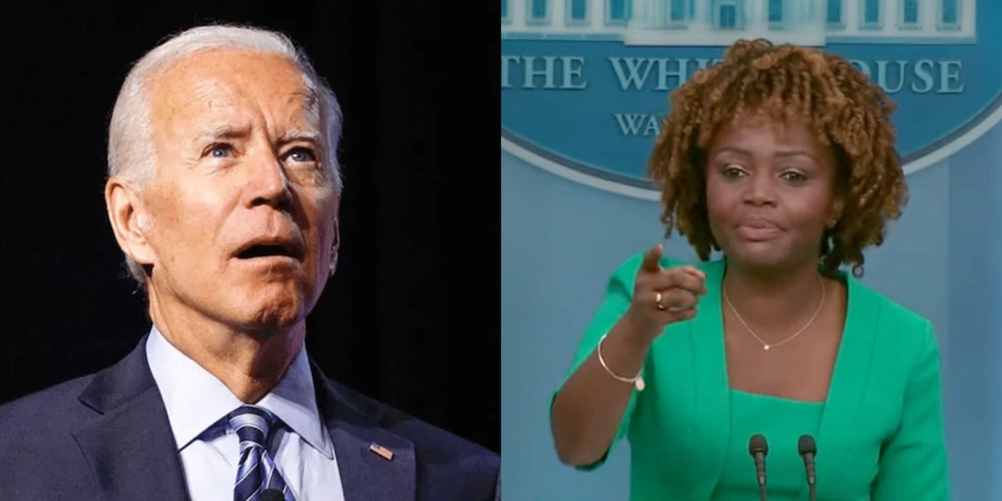 WATCH: Biden’s press sec lashes out at reporter for asking about ...