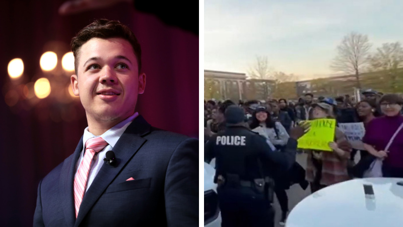 BREAKING: BLM agitators swarm U of Memphis TPUSA Kyle Rittenhouse event ...