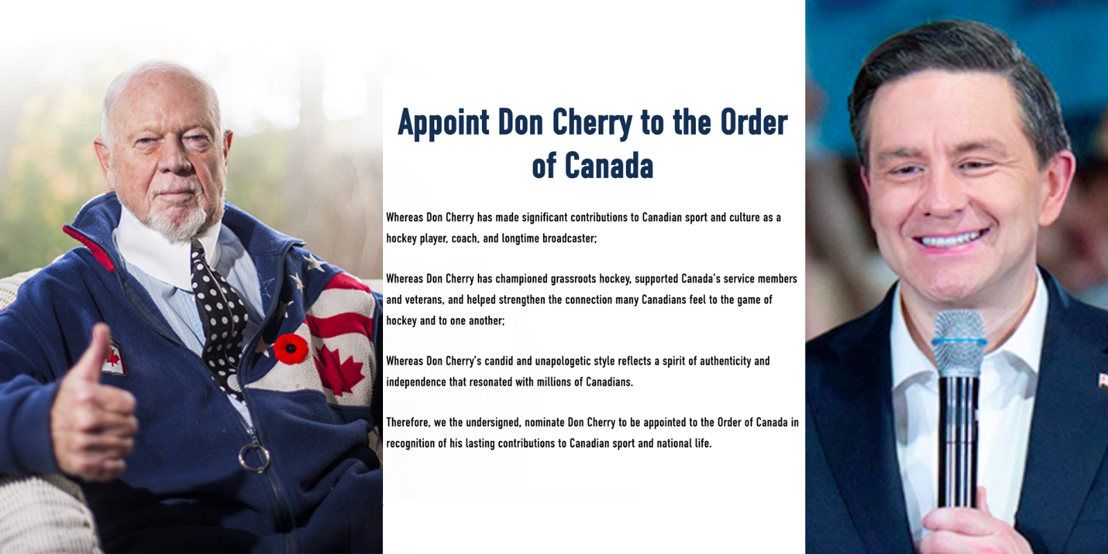 Don Cherry nominated for Order of Canada, Pierre Poilievre goes all in ...