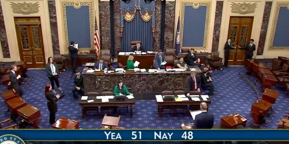 BREAKING: Senate votes 51-48 to begin debate on SAVE America Act | The ...