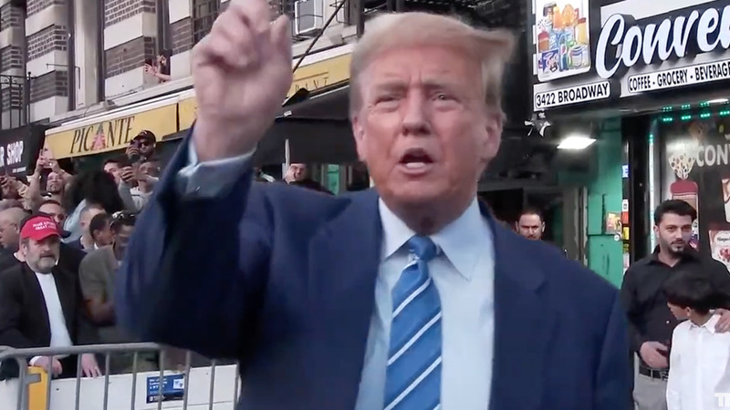 Trump's Harlem Bodega Visit: Juggling Court and Campaigns | Wayne ...