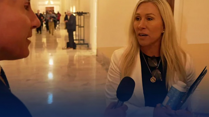 GOP Drama: Rep. Greene's Move to Oust Speaker Johnson Met with ...