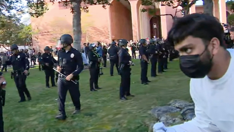 Campus Clashes: Police Confront Pro-Palestinian Protests Across the ...