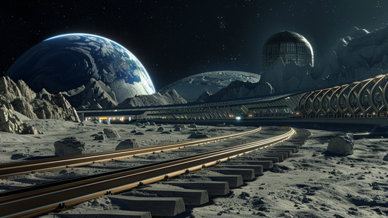 Nasa’s Moon Train: Unveiling Big Plans for 2030 Railway Station and ...
