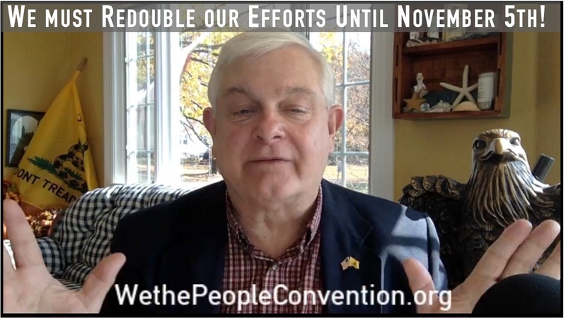 We Must Redouble our Efforts Until the Election | We the People ...